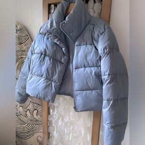 ALO Yoga | Jackets & Coats | Alo M Gold Rush Puffer Jacket Steel Blue ...